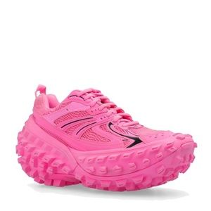 Balenciaga | Shoes | Balenciaga Pink Defender Low Top Sneakers 377 ...